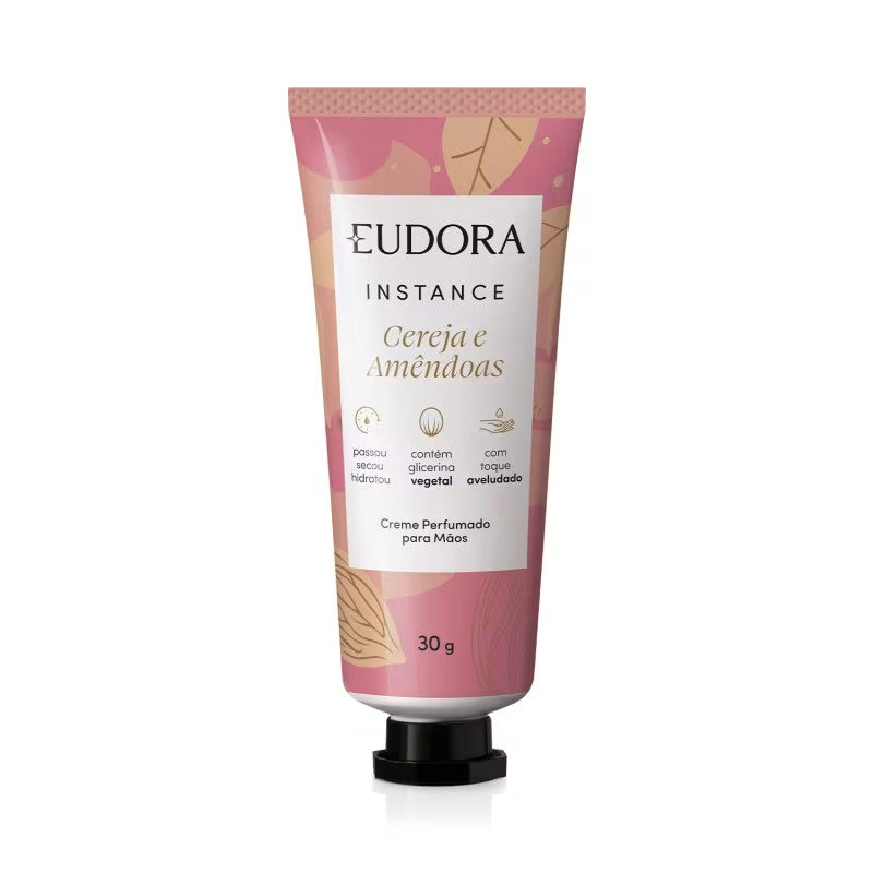 Creme Perfumado Para As Mãos Instance Cereja e Amendoas 30g - Eudora ...