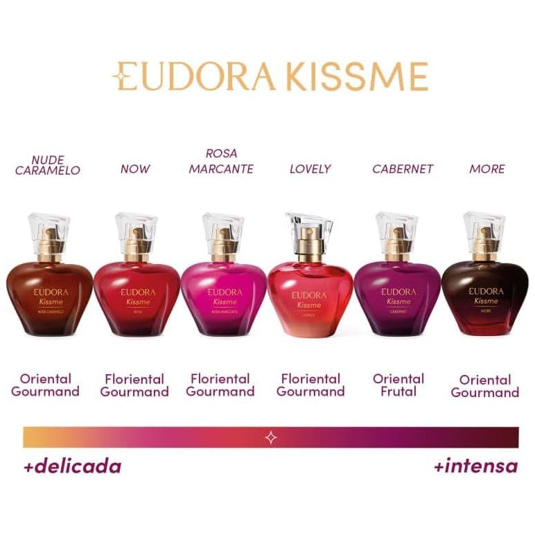 Kiss Me Lovely Colônia 50ml - Eudora – D&D Cosméticos